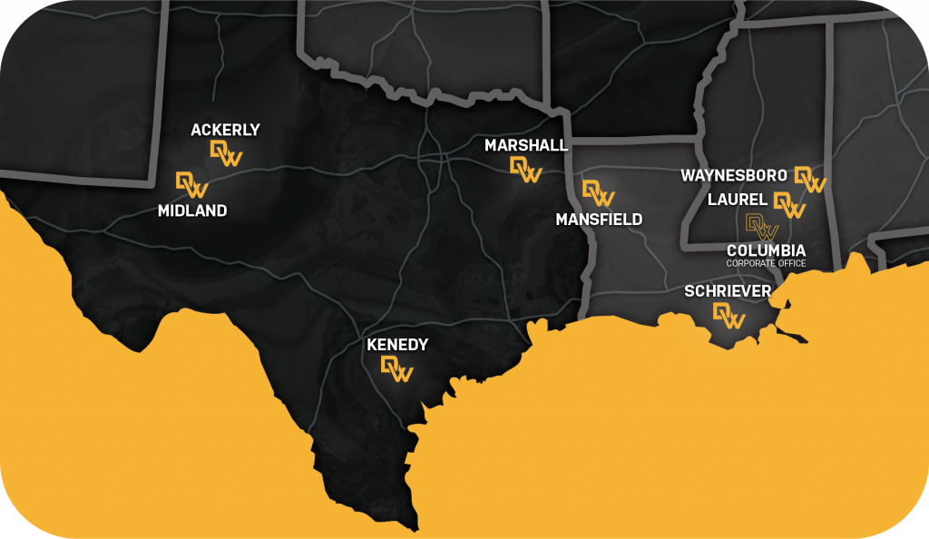Locations – DeepWell Energy Services